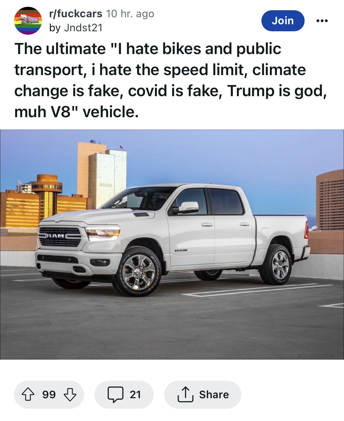 Anti Dodge Truck Meme