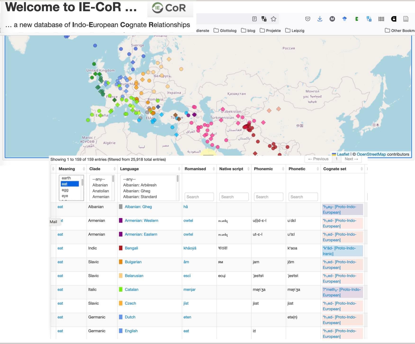 Map Indo European Cognates Mind Map: Origin Of Indo European Languages