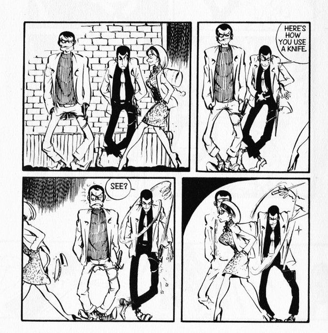 Lupin is tasked with teaching the du.. | Monkey Punch Art さんのマンガ | ツイコミ(仮)