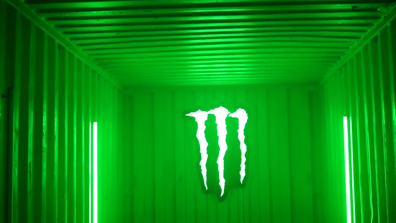 Orange Monster Energy Wallpaper