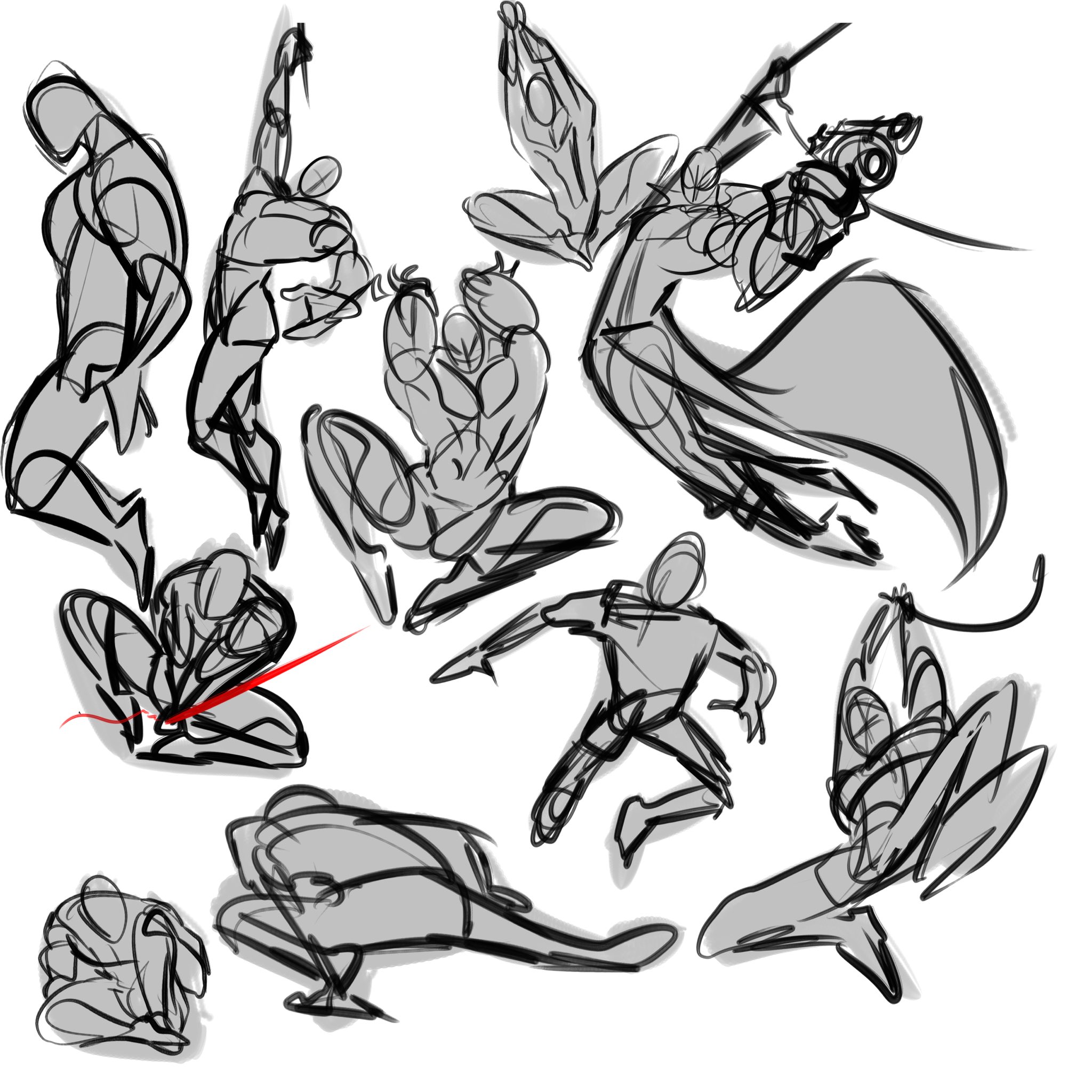 Ninja Pose Reference