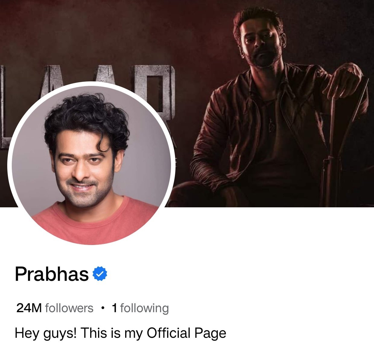 Prabhas Facebook