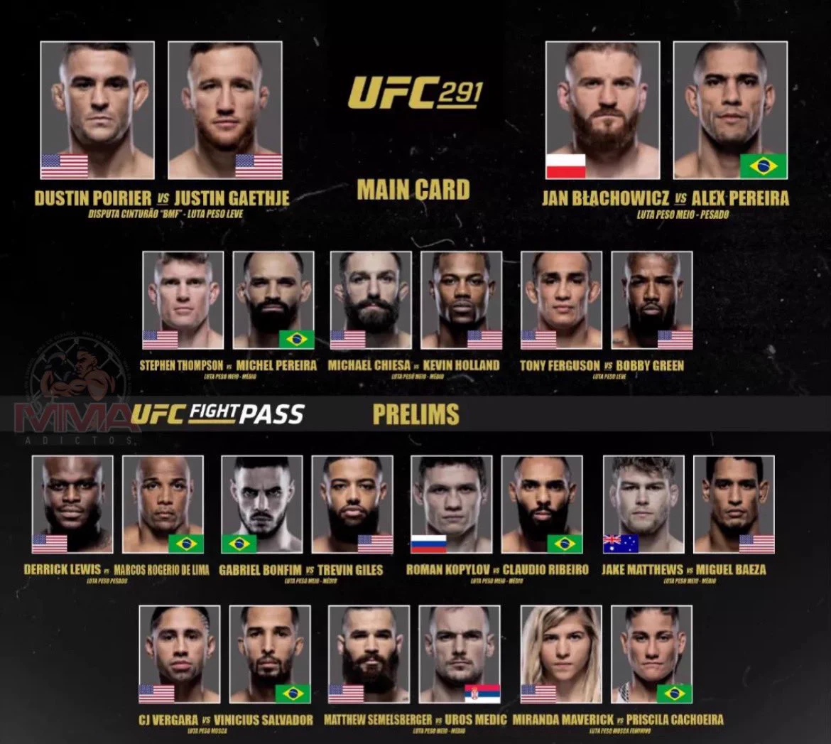 UFC 291 - Poirier VS Gaethje 2 - The 13th Round
