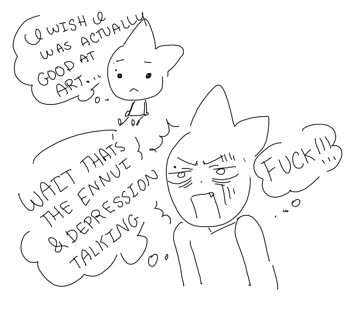 「gotta remember the imposter syndrome/sadness/constant panic 」ginger 🍊の漫画