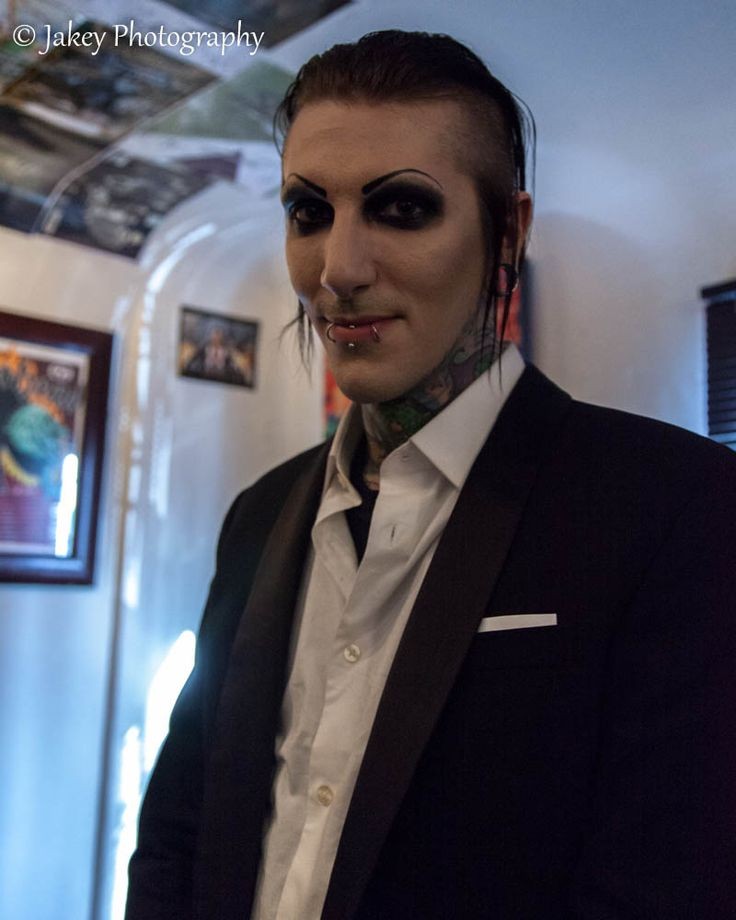 Chris Motionless In A Suit