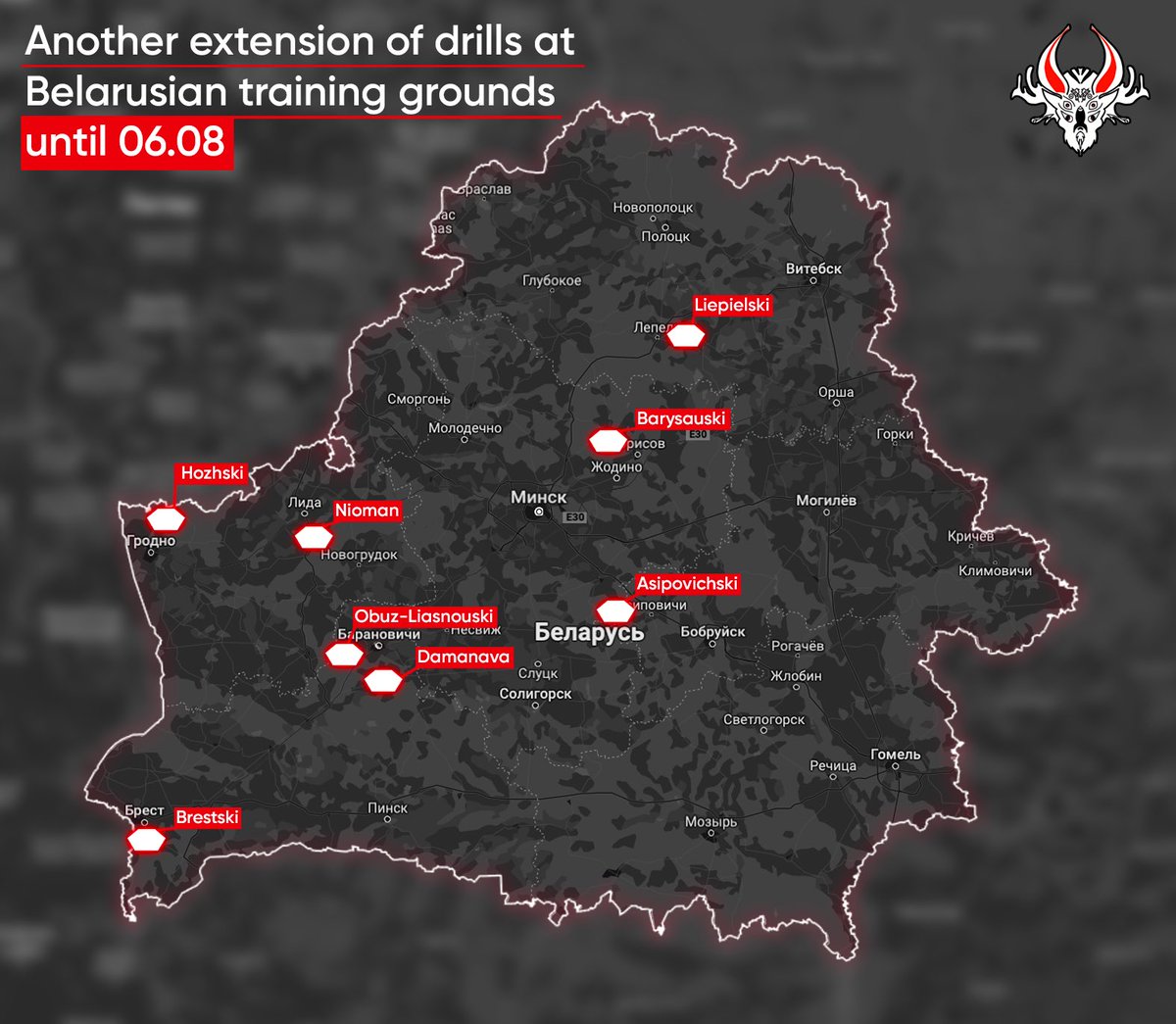 Drills of the Belarusian and Russian Armed Forces in Belarus are extended till at least August 6 ...