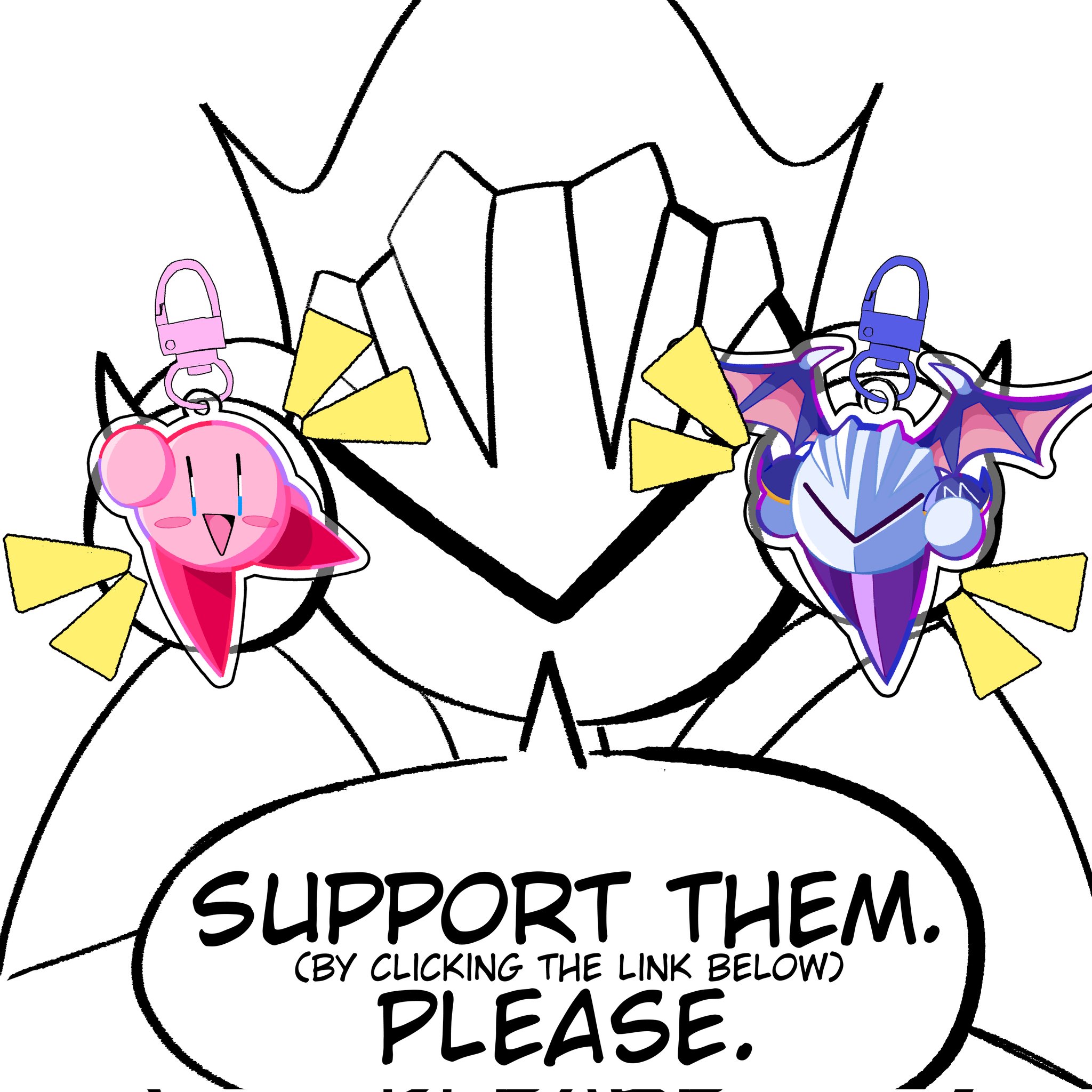 Meta Knight Logo Star Allies Dark Meta Knight (Two Scars) [Kirby's