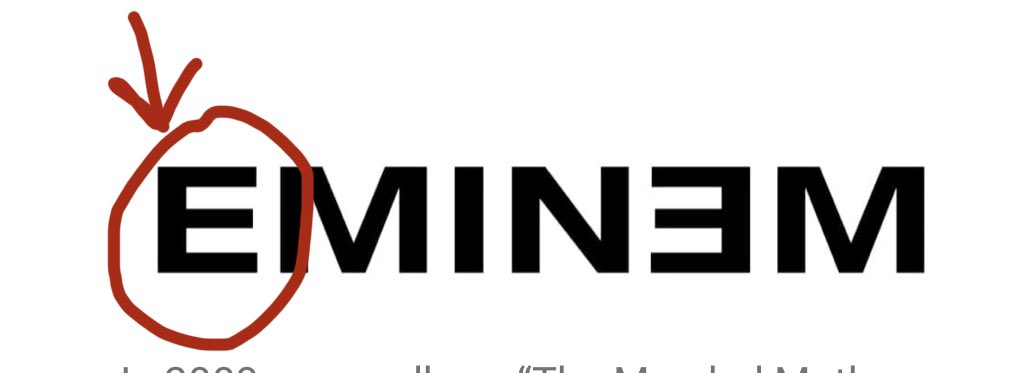 Eminem Name Logo Profile For Eminem TV
