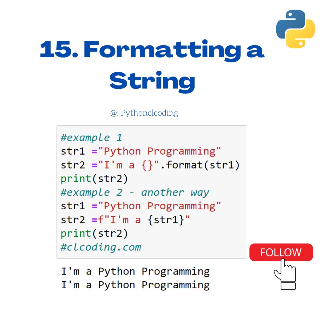15 Useful Snippets to Code like a Pro in Python Thread 🧵: - Thread from Python Coding @clcoding ...