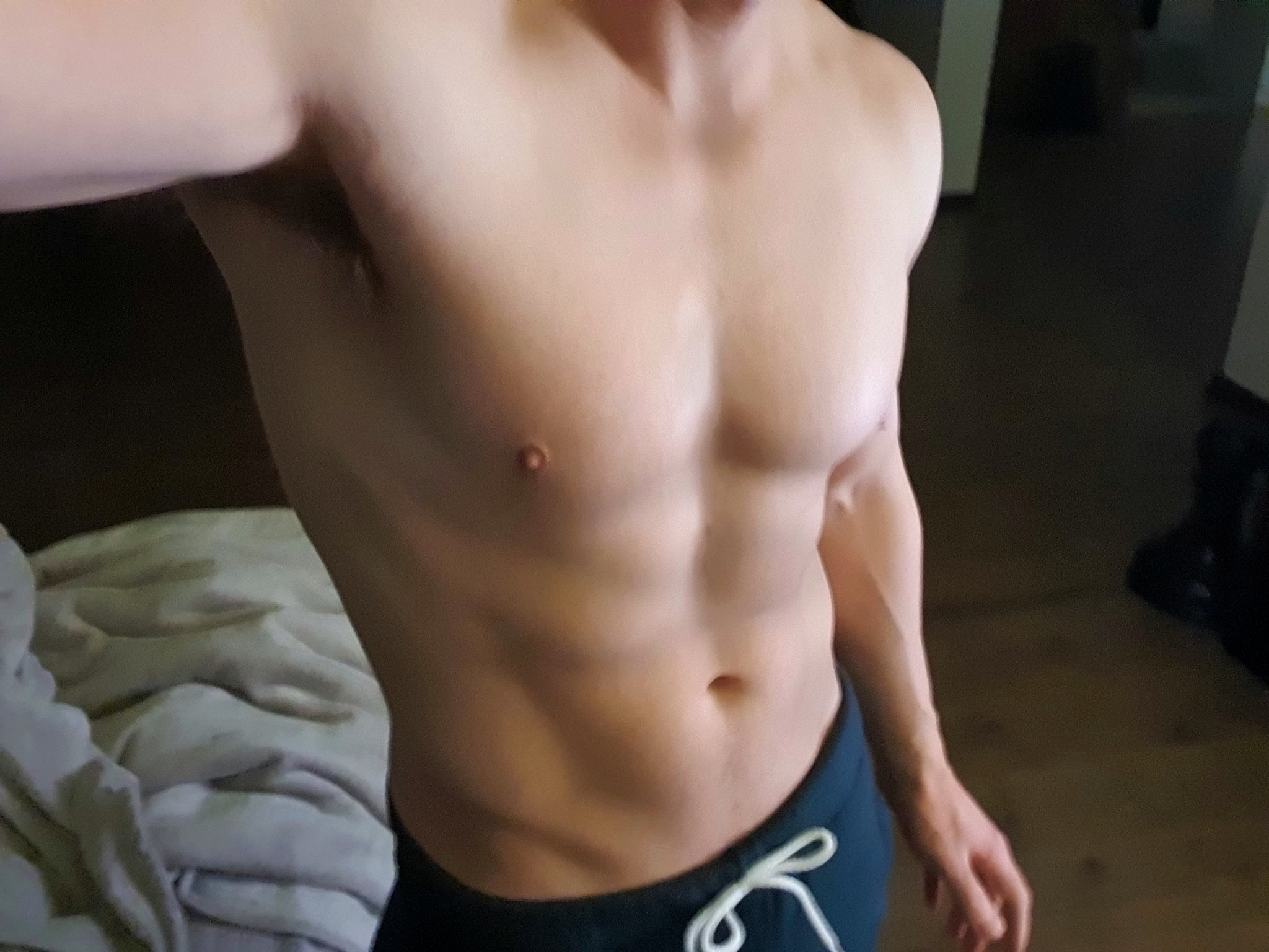 Guy Selfie Abs No Face