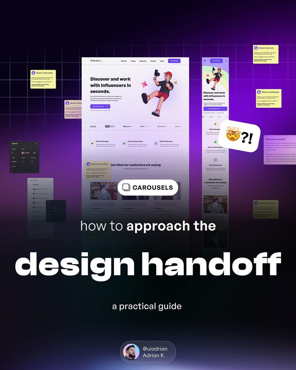 How to approach the design handoff - a practical guide 👇 - المسلسل من ...