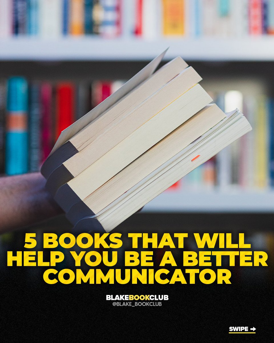 5 Books That Will Help You Be a Better Communicator - Thread from Blake ...