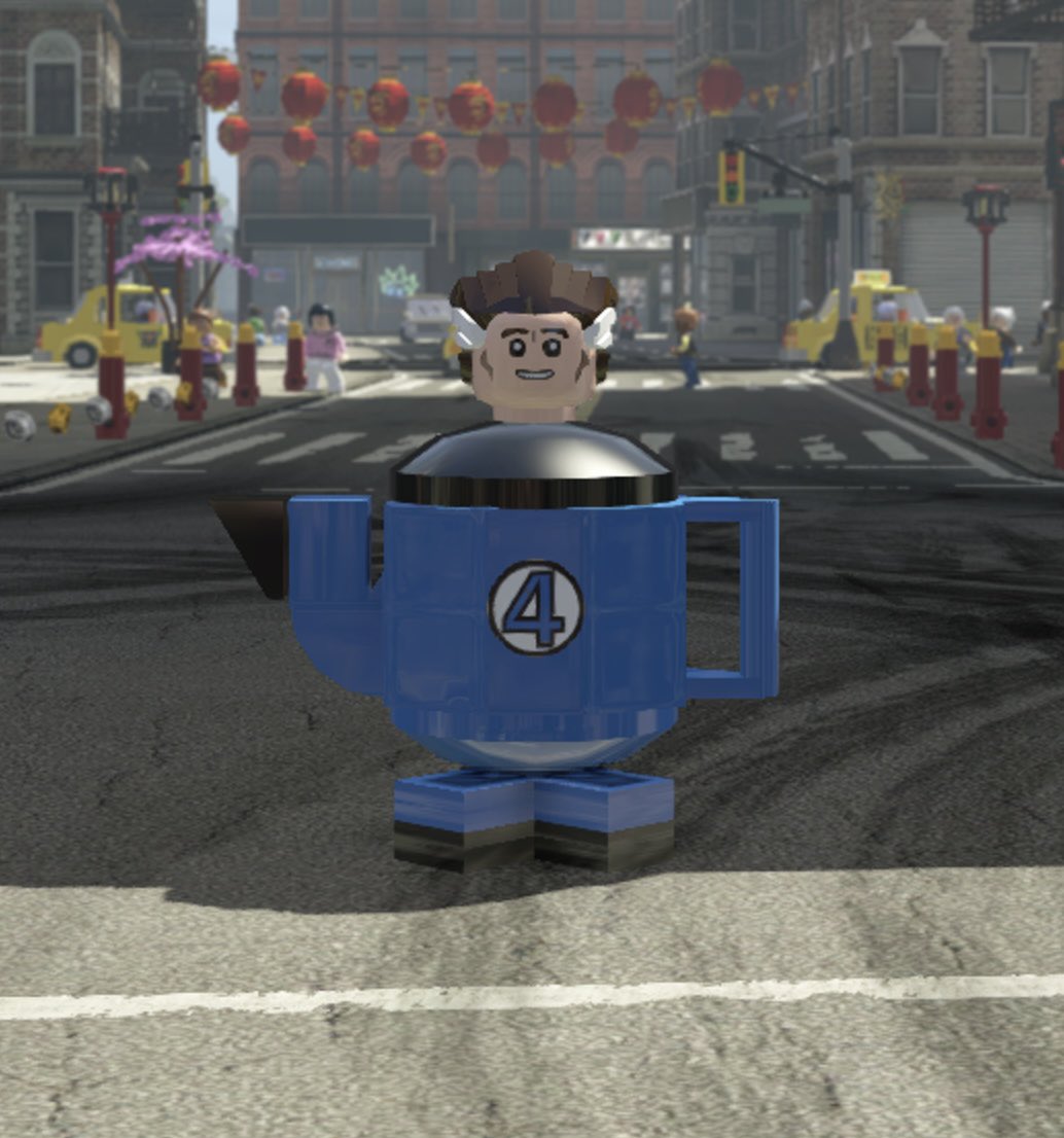 Lego Mr Fantastic Teapot