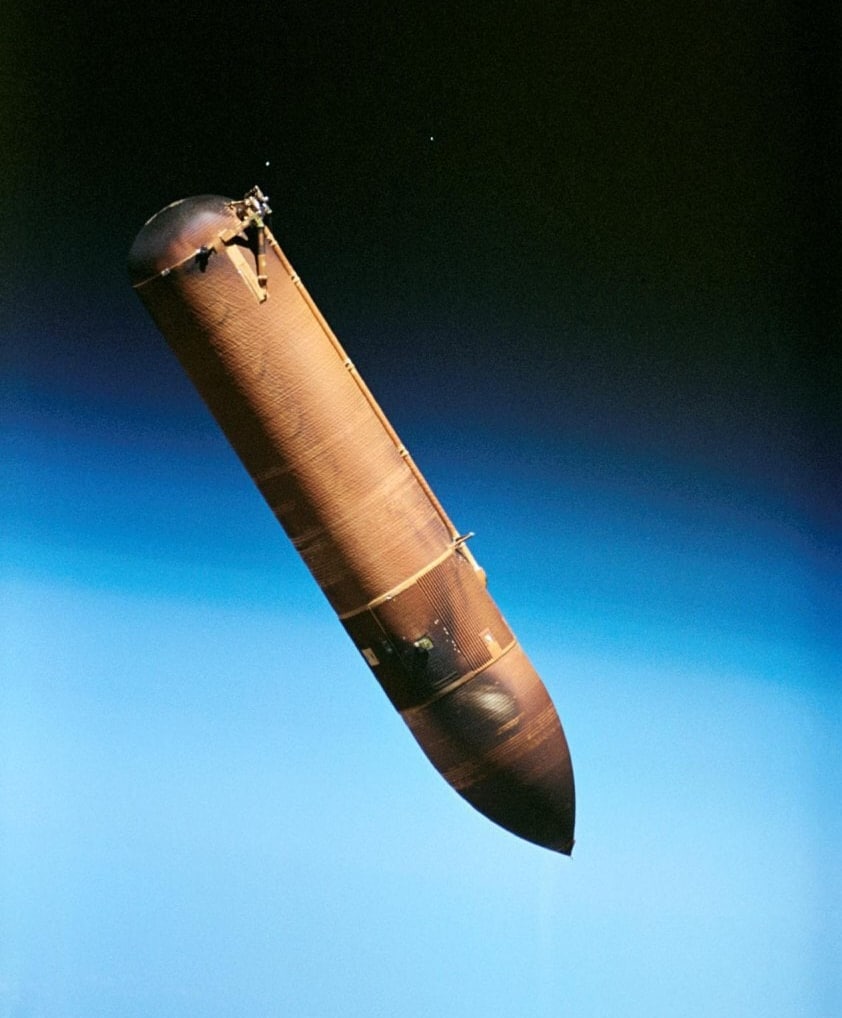 Space Shuttle Fuel Tank Separation