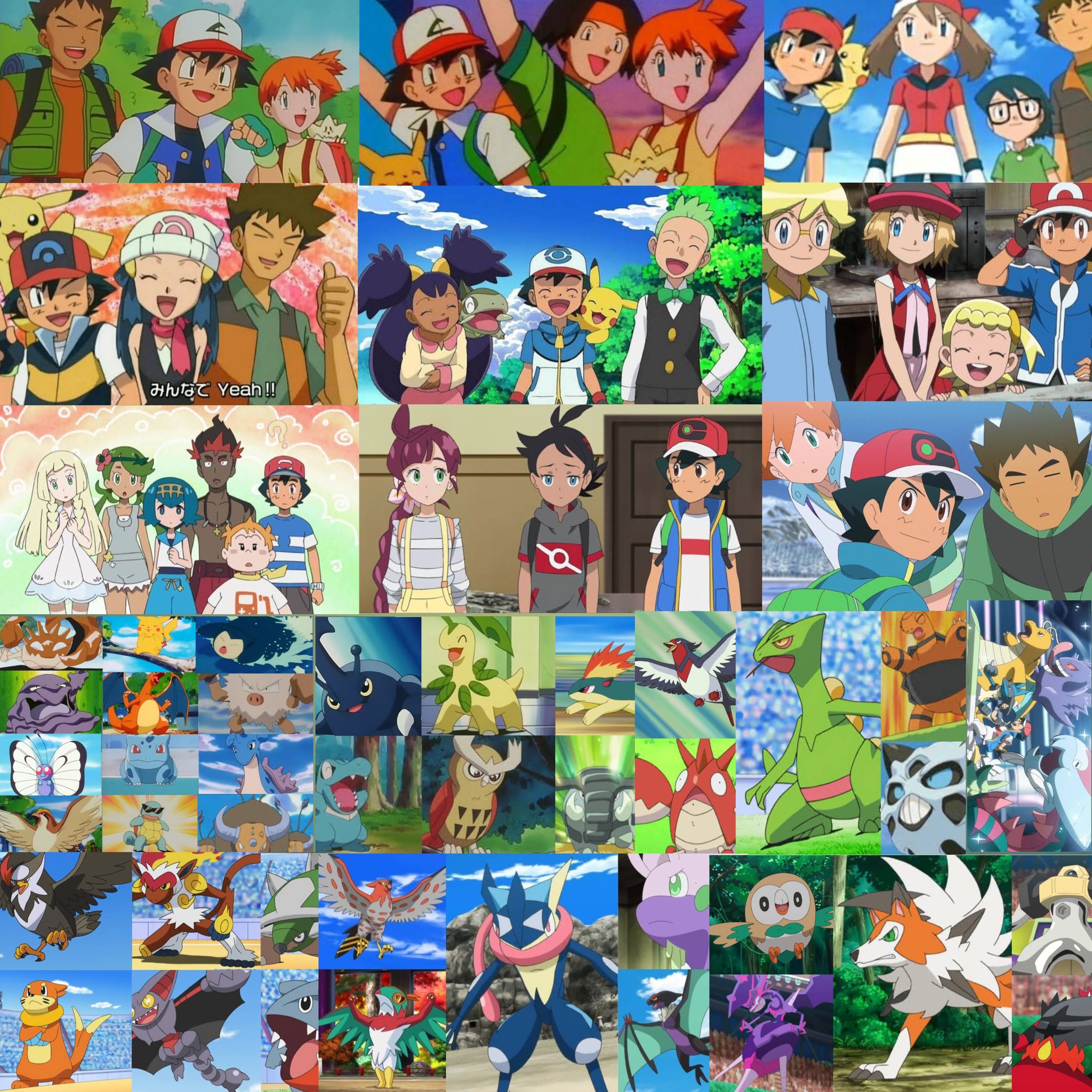Pokemon Characters Ash And Friends
