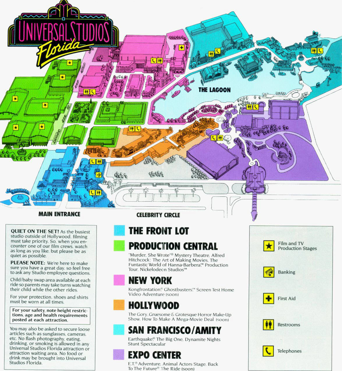 Universal Studios Map