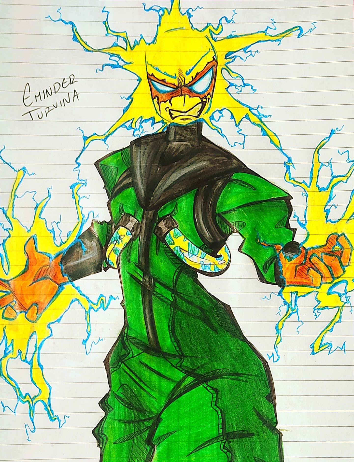 Marvel Electro Drawing