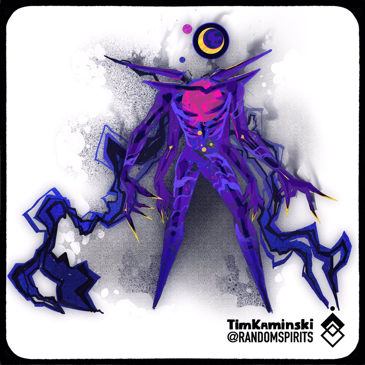 「A character I thought up last night! He's a wizard that pain」Tim ...