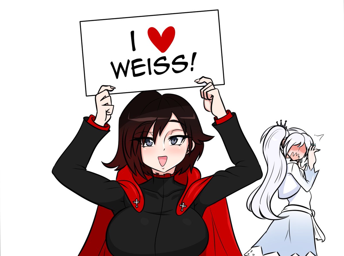 Rwby Ruby And Weiss