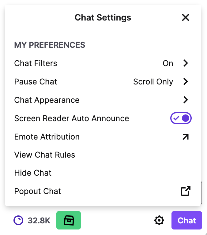 📢 We're adding a new chat setting to easily adjust your screen reader ...