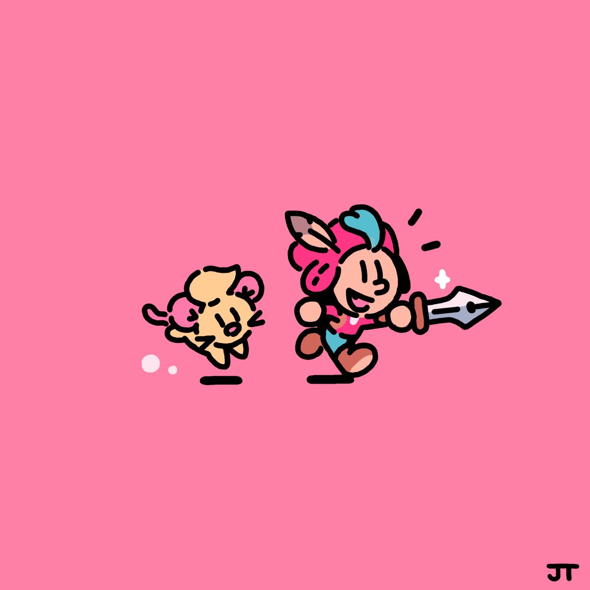 「Jot and Pip」|James Turnerのイラスト