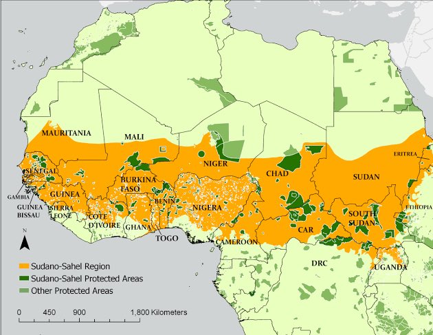 Sahel Desert Map Sahel | Location, Facts, Map, & Desertification