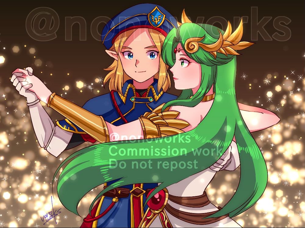 Palutena And Zelda
