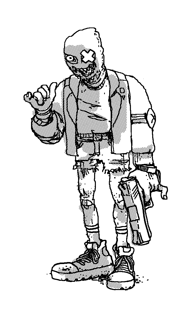 Call Of Duty Zombies Coloring Pages