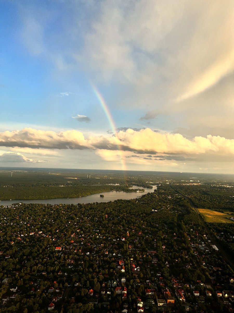 Rainbow View From Space