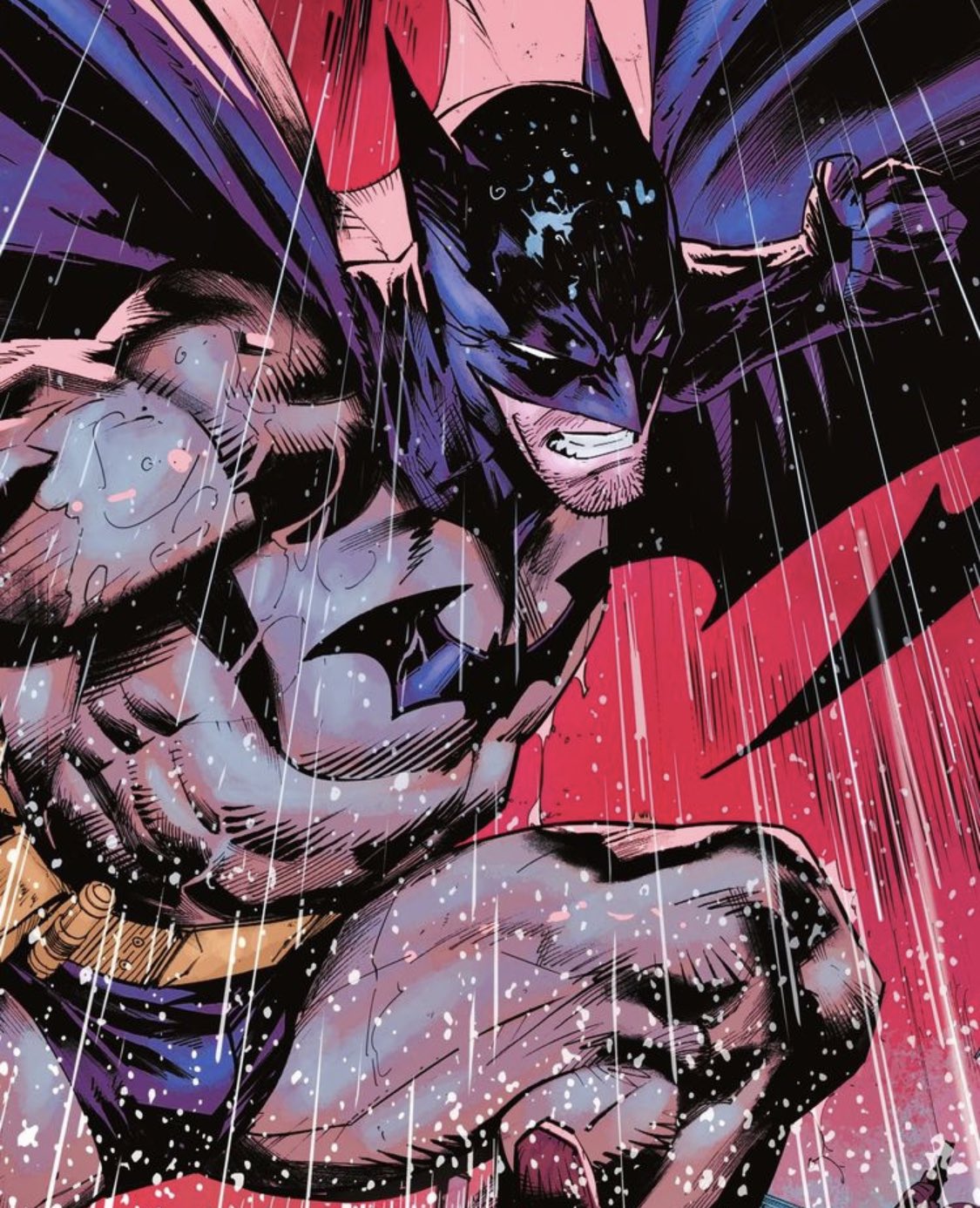 Batman Fighting Crime Cartoon