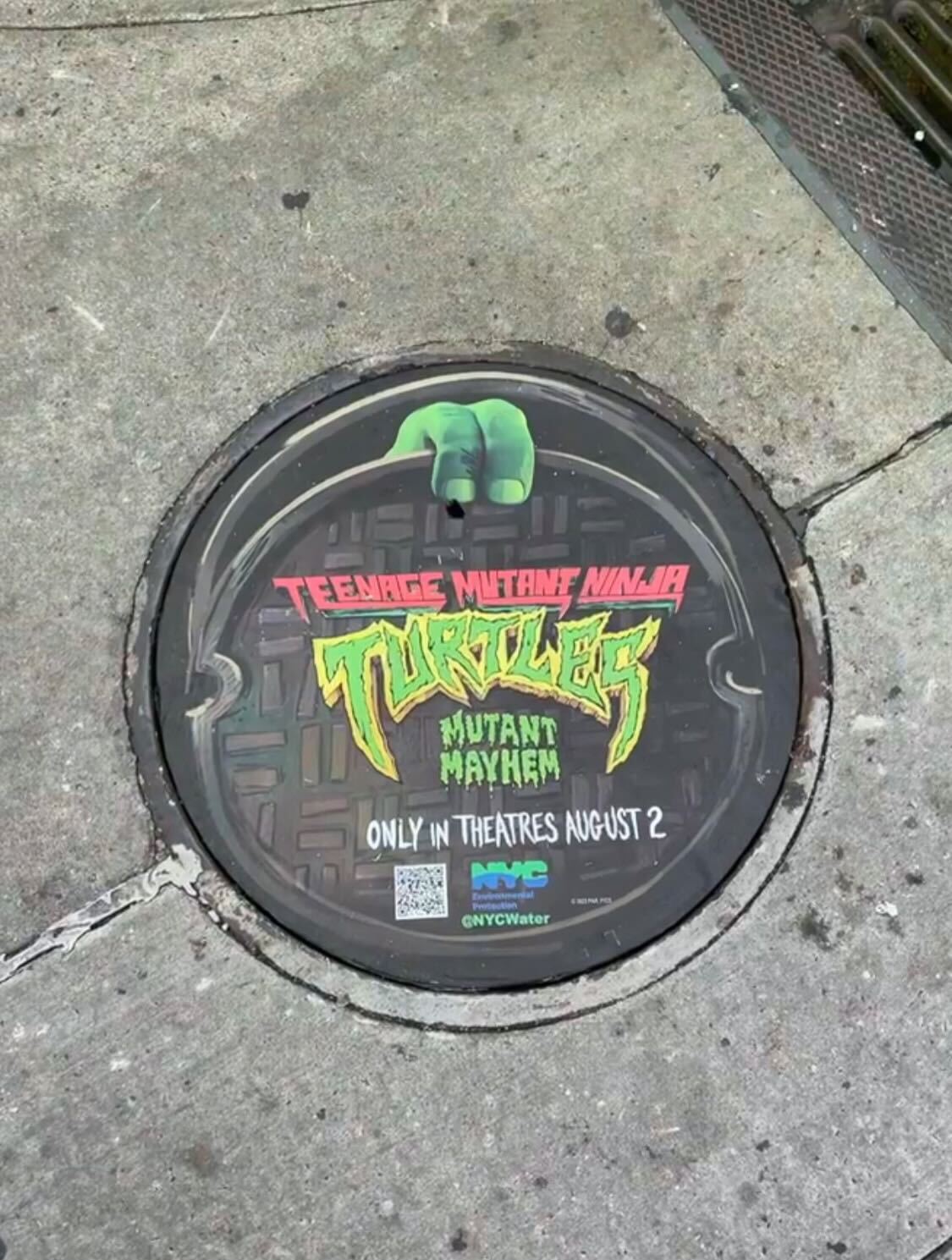 Teenage Mutant Ninja Turtles Manhole Cover Teenage Mutant Ninja