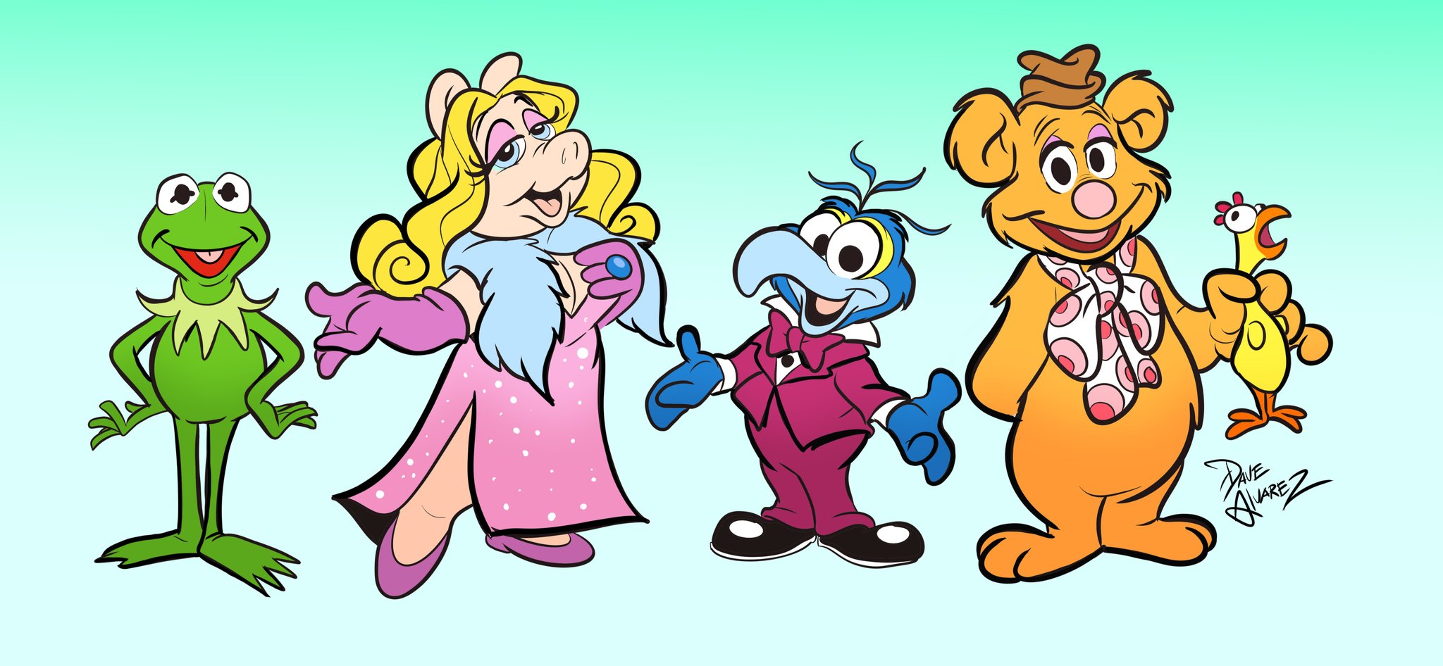 Muppet Cartoon Characters