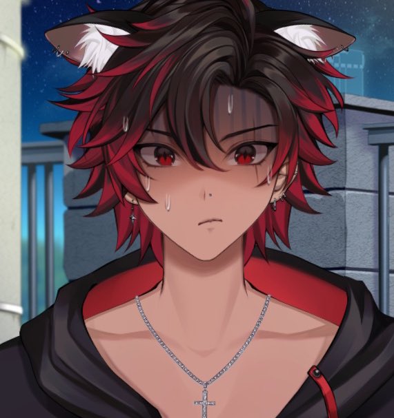 Anime Red Wolf Boy