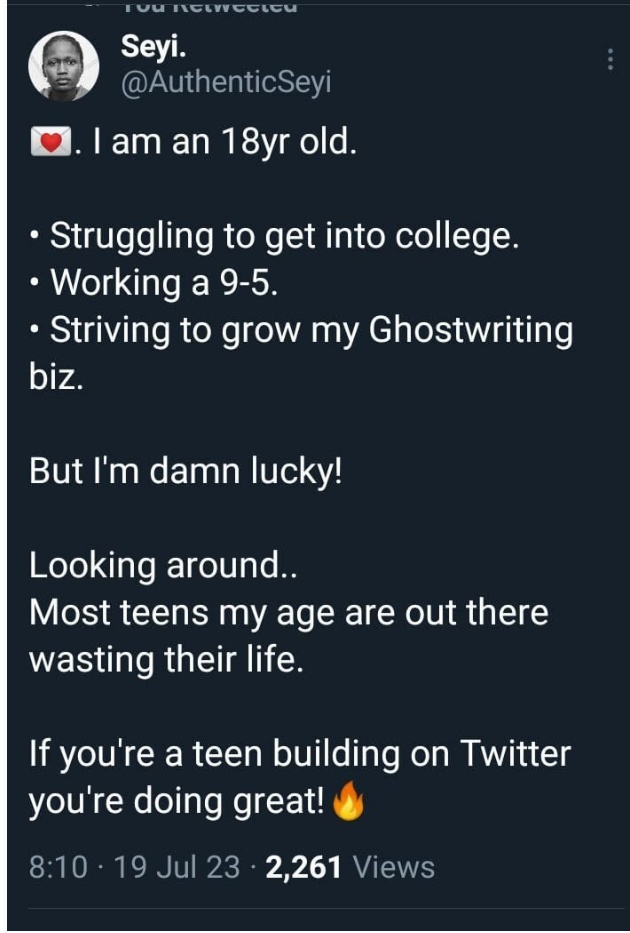 I used to struggle to write irresistible tweets. But then,My tweets has ...