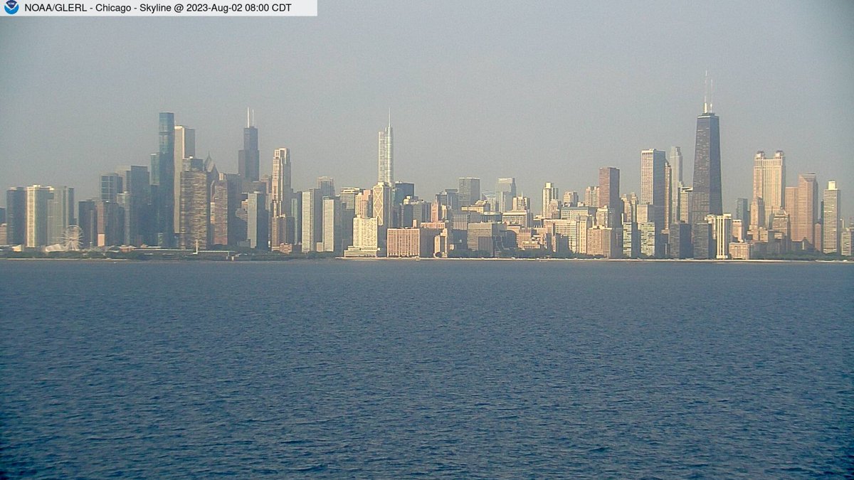 One of our absolute favorite webcams to monitor weather is @NOAA_GLERL ...