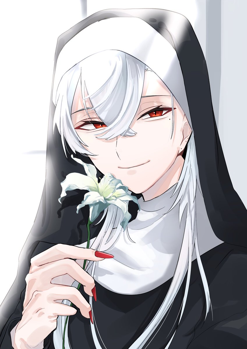 葛葉(にじさんじゲーマーズ) 「#KuzuArt シスターサーシャ」|月見のイラスト