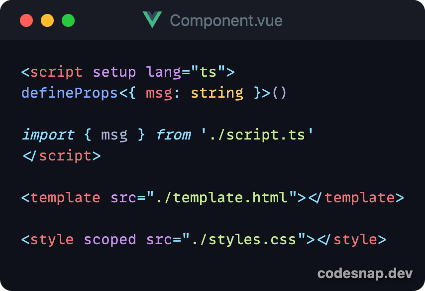 Vue 3 Sfc Missing Script Setup Content In Dts Files A Typescript Solution Codequery