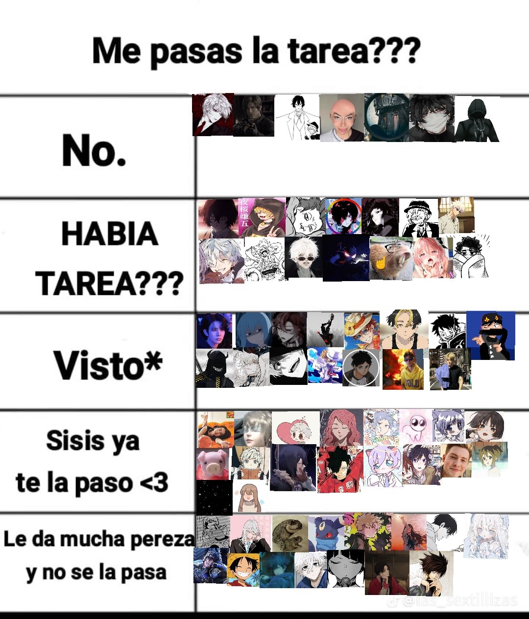 Memes De Habia Tarea