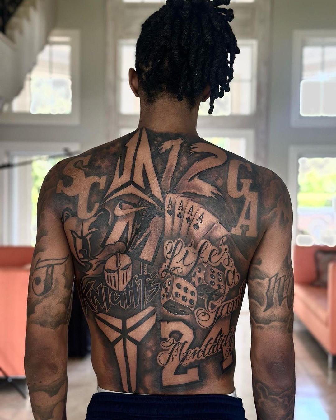 Basketball Players Chest Tattoos