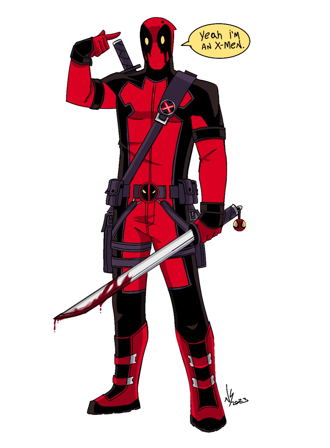 How To Draw Deadpool Full Body