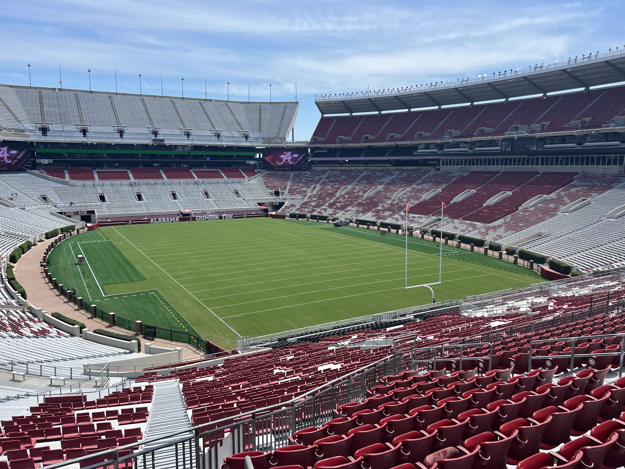 Alabama Football Stadium Empty Alabama Miami Season Opener Will Be At