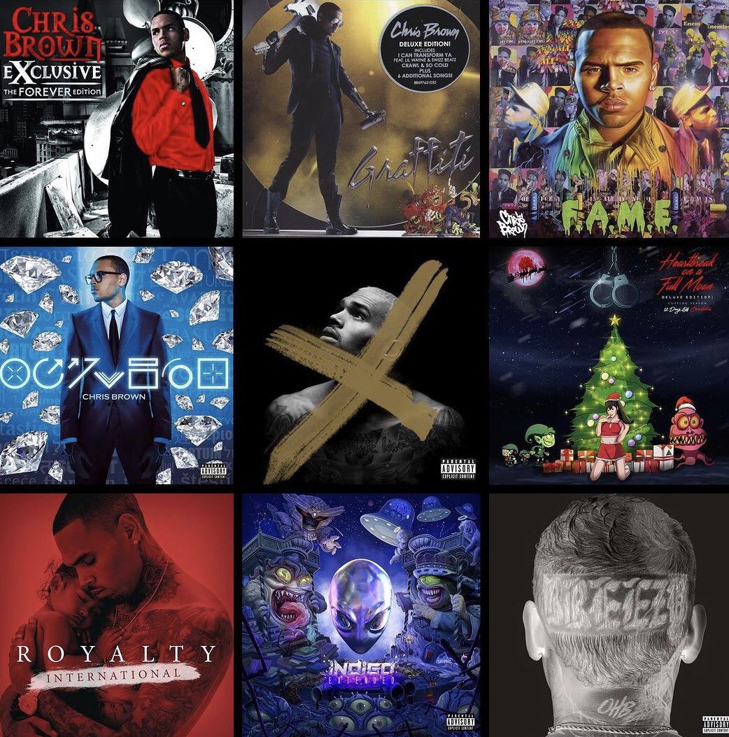 Chris Brown X Deluxe Album Cover