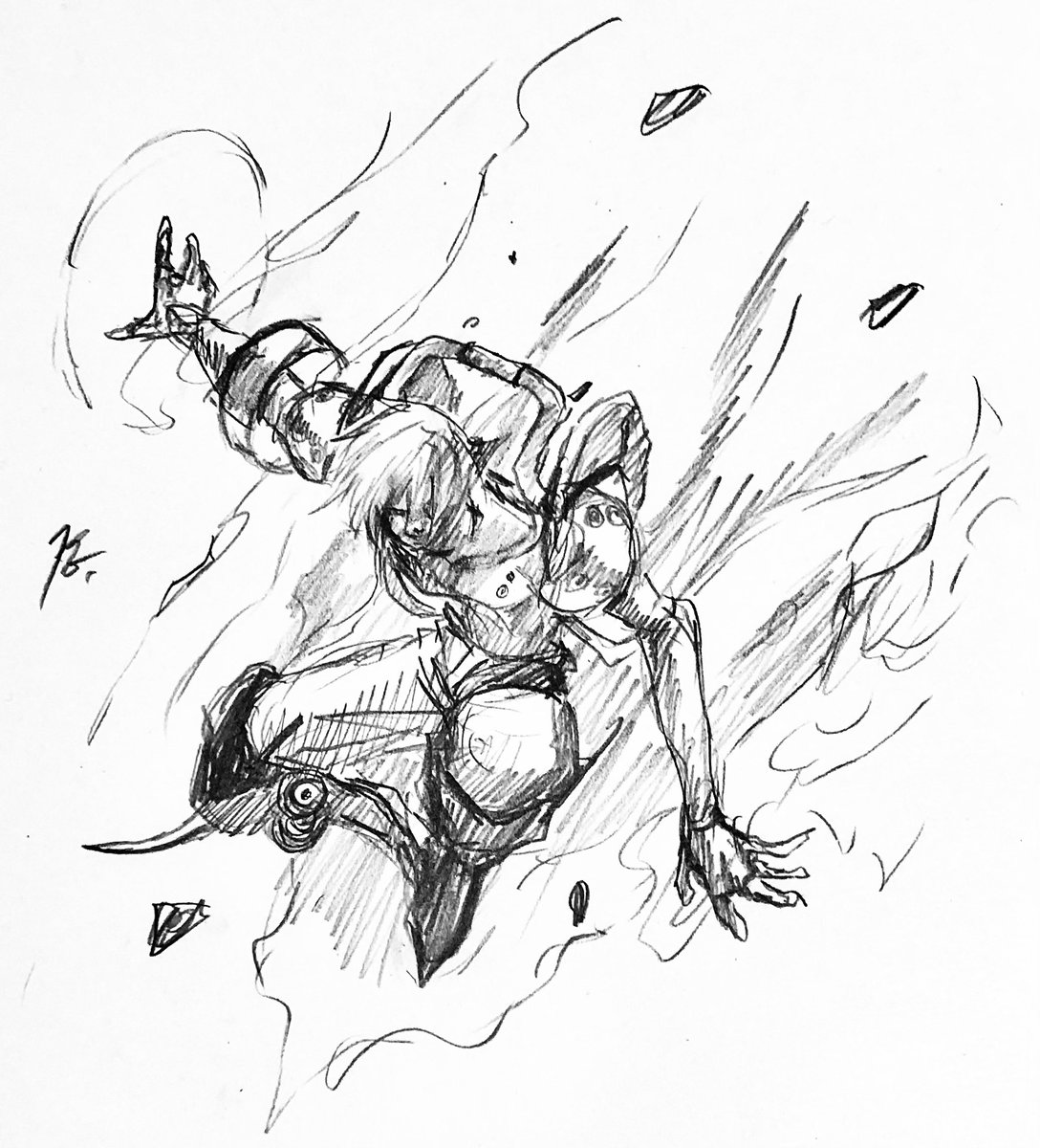 「ヘルメス」RARUKUは入院中の漫画