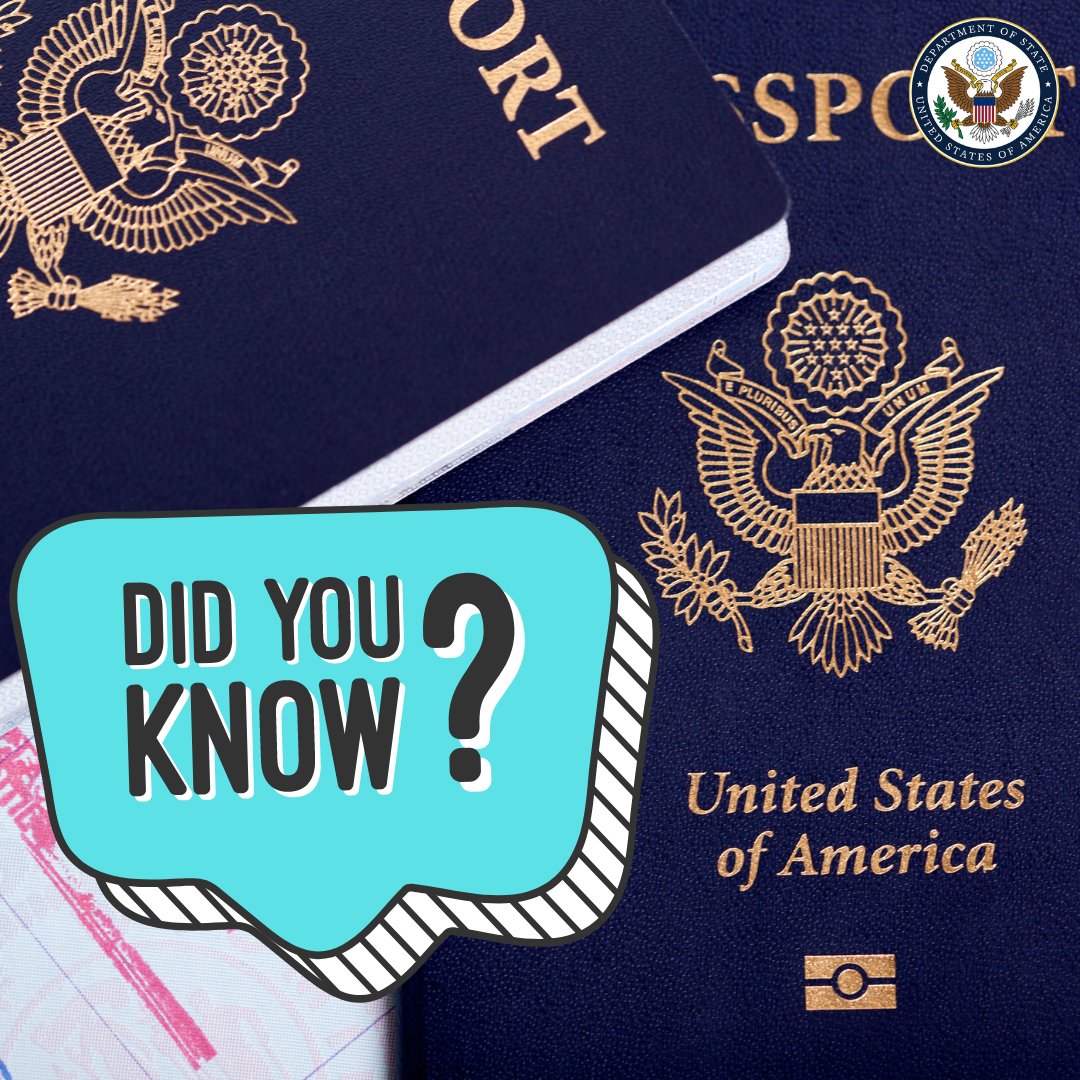 American Passport Back Cover