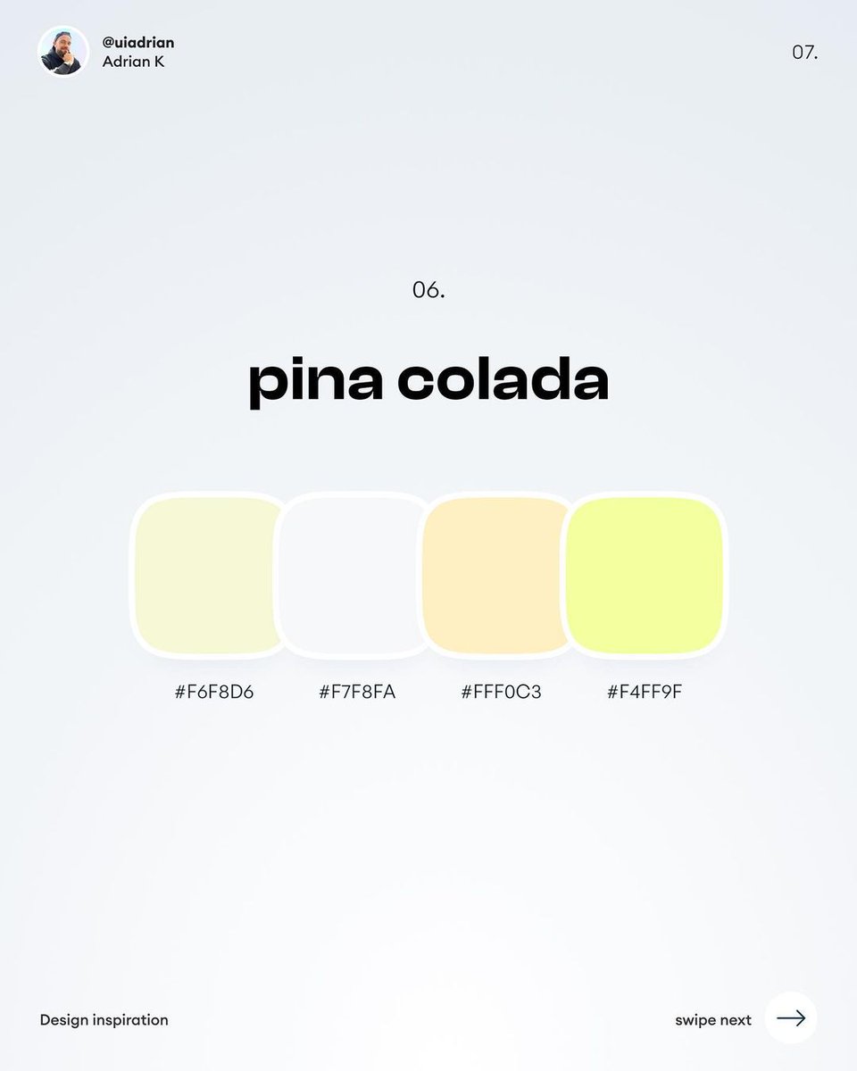 8 awesome pastel color palettes - Thread from UI Adrian @uiuxadrian ...