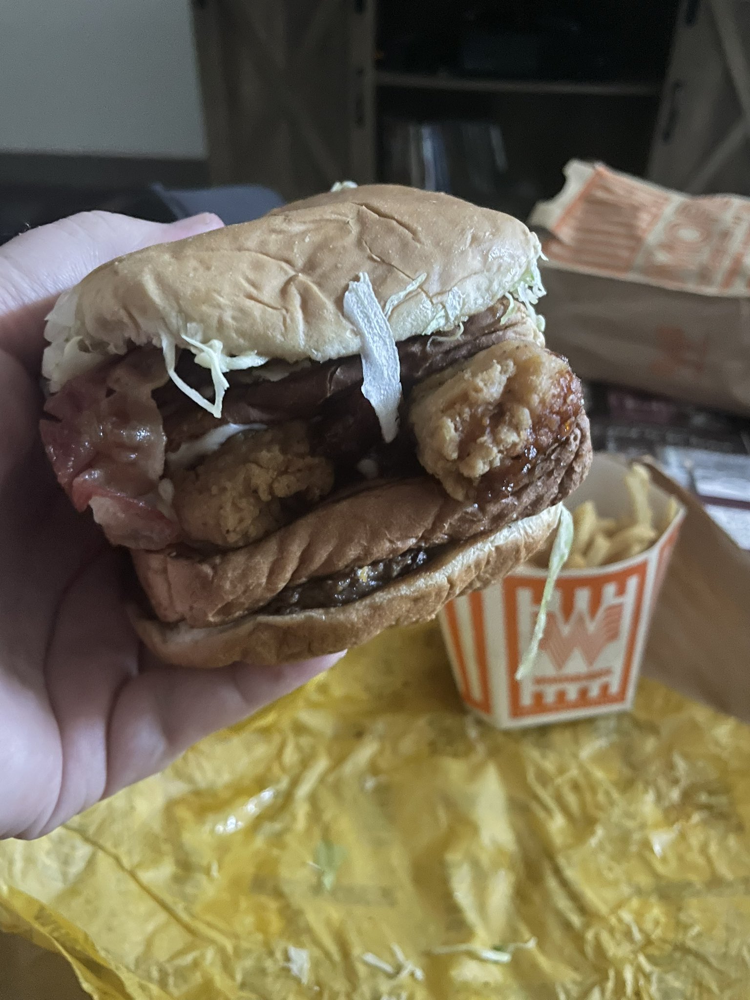 Honey Bbq Chicken Strip Sandwich