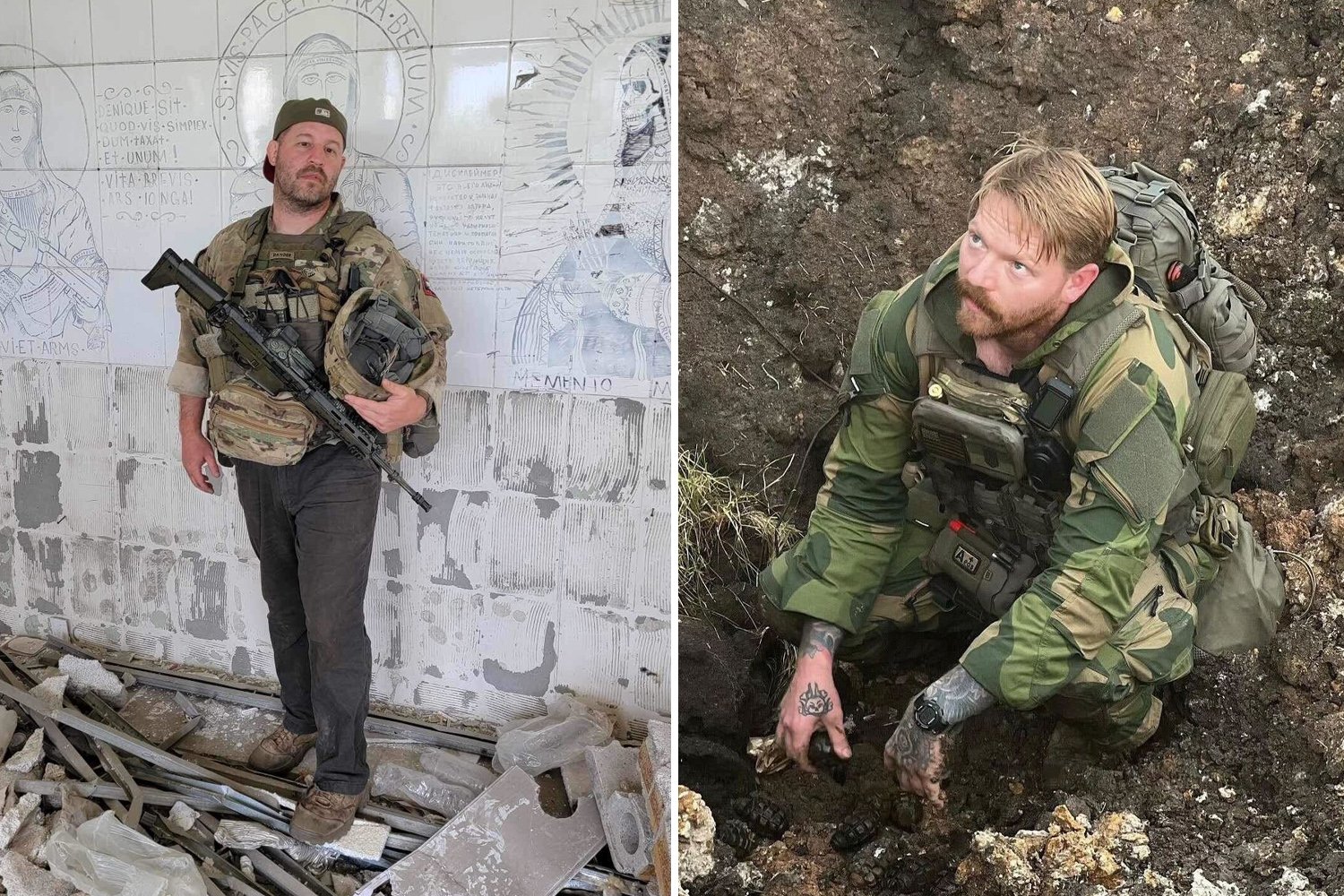 American Soldiers Fighting