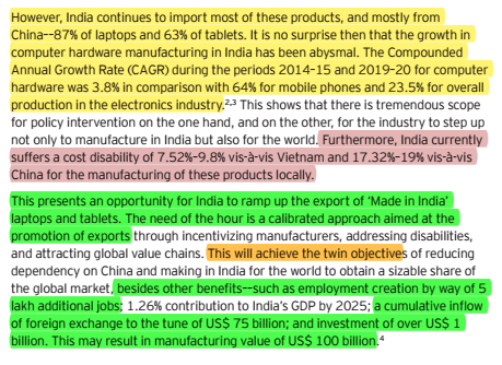 Yesterday, India announced it is "restricting" the import of laptops ...