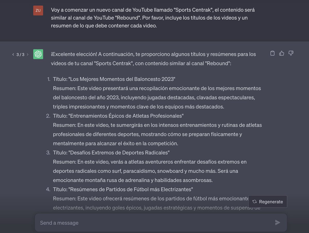 YouTube es una de las mejores maneras de ganar dinero en línea. ChatGPT ...