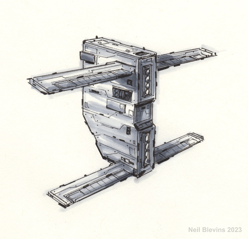 「Artist Daniel Grove has made 2 pieces of」|Neil Blevinsのイラスト